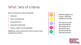 Writing Assessment Criteria and Performance Indicators - what & how? | PPTX