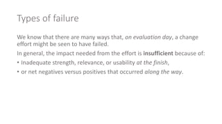 Producing Change - Getting Beyond Execution | PPT