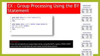 Producing Descriptive Statistics(proc means) .pptx