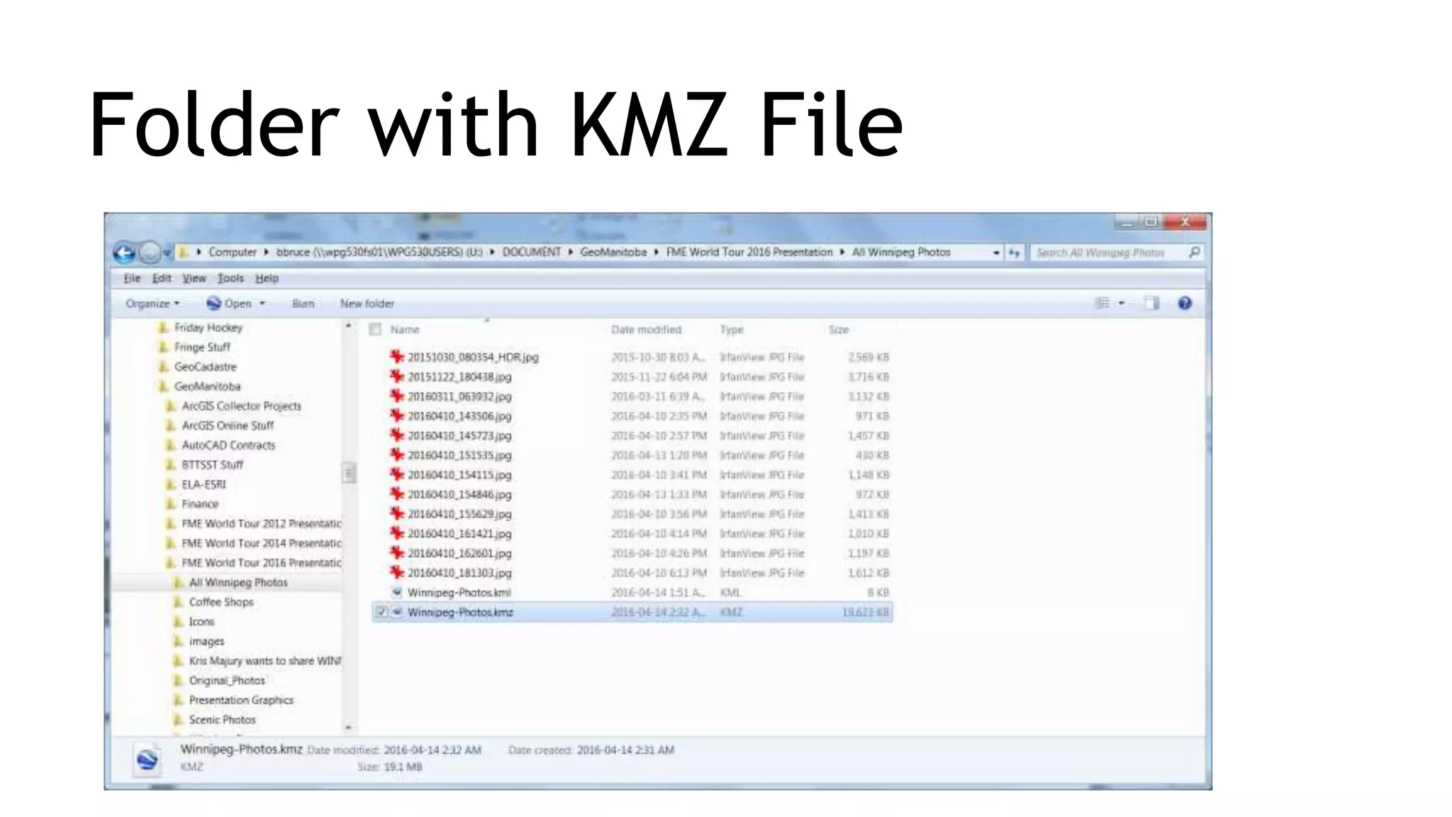 Producing KMZ Files With Geotagged Photos | PPTX