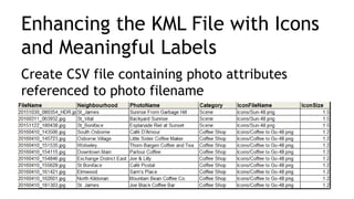 Producing KMZ Files With Geotagged Photos | PPTX