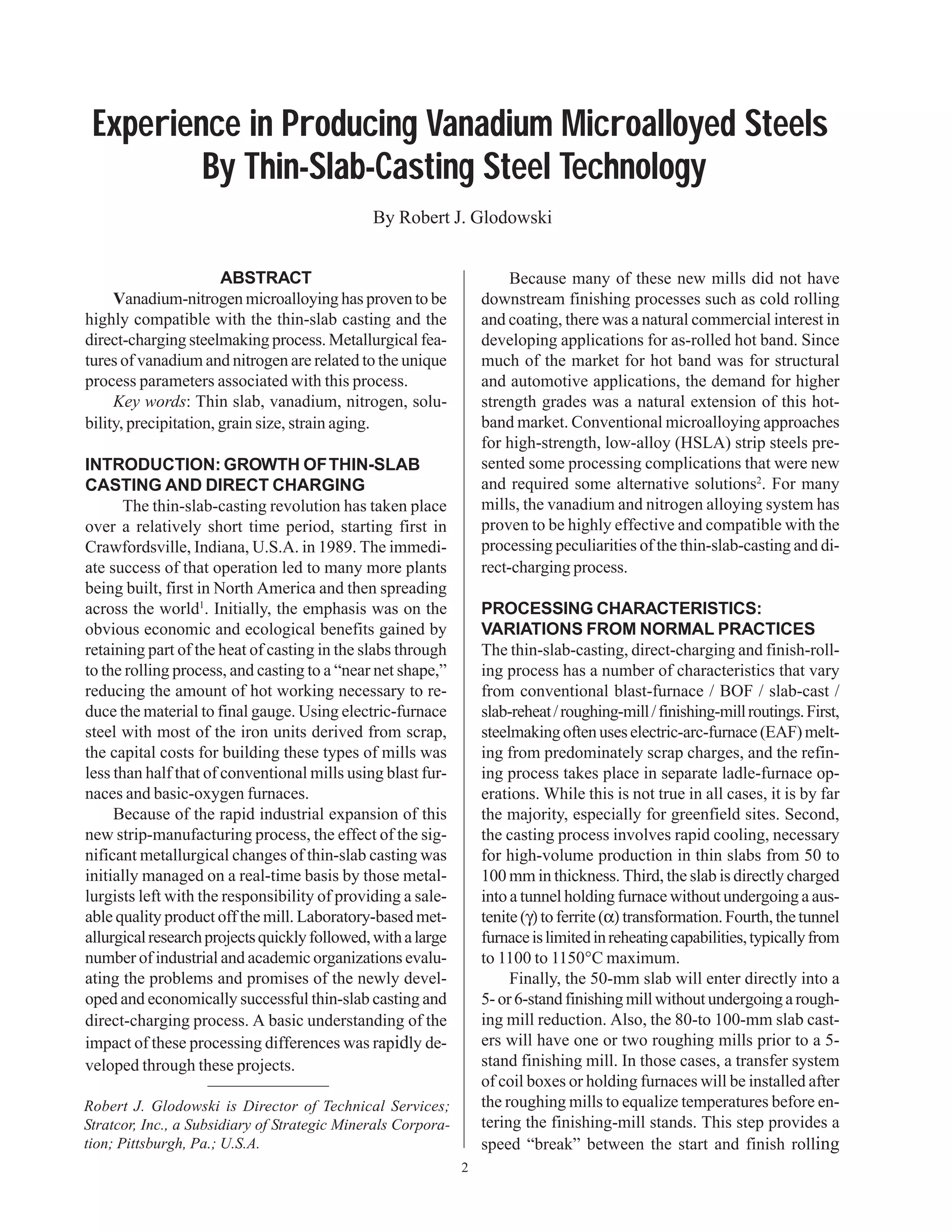 Producing vanadium nitrogen-microalloyed_steels | PDF