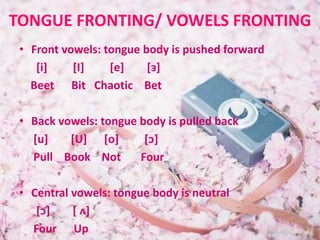 Producing vowels | PPTX