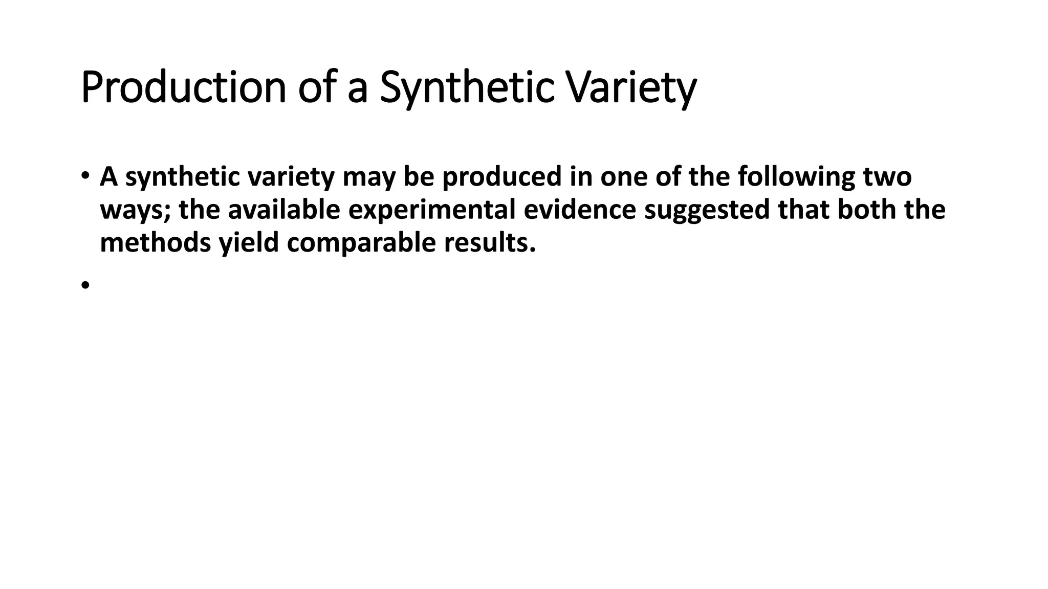 Producion of synthetics | PPTX