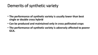 Producion of synthetics | PPTX