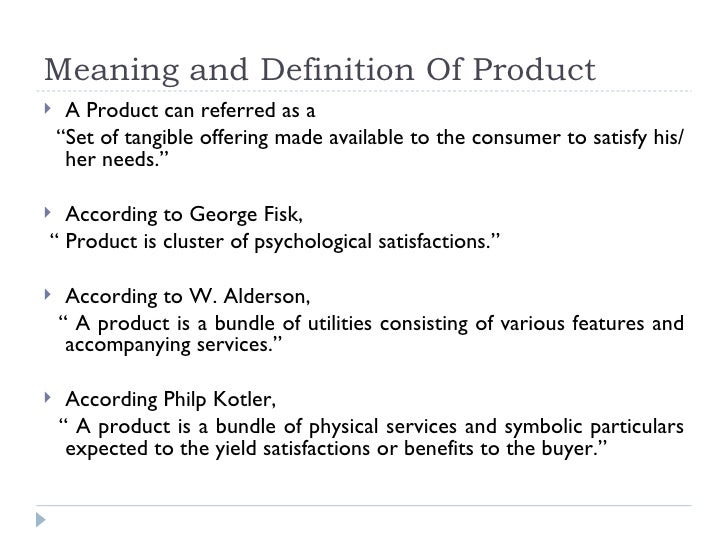 Product Product