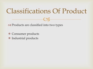 Product & Its Analysis | PPT