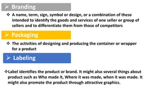 Product(a tool of marketing mix) | PPT