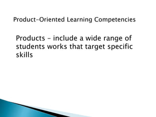 Product based assessment | PPTX