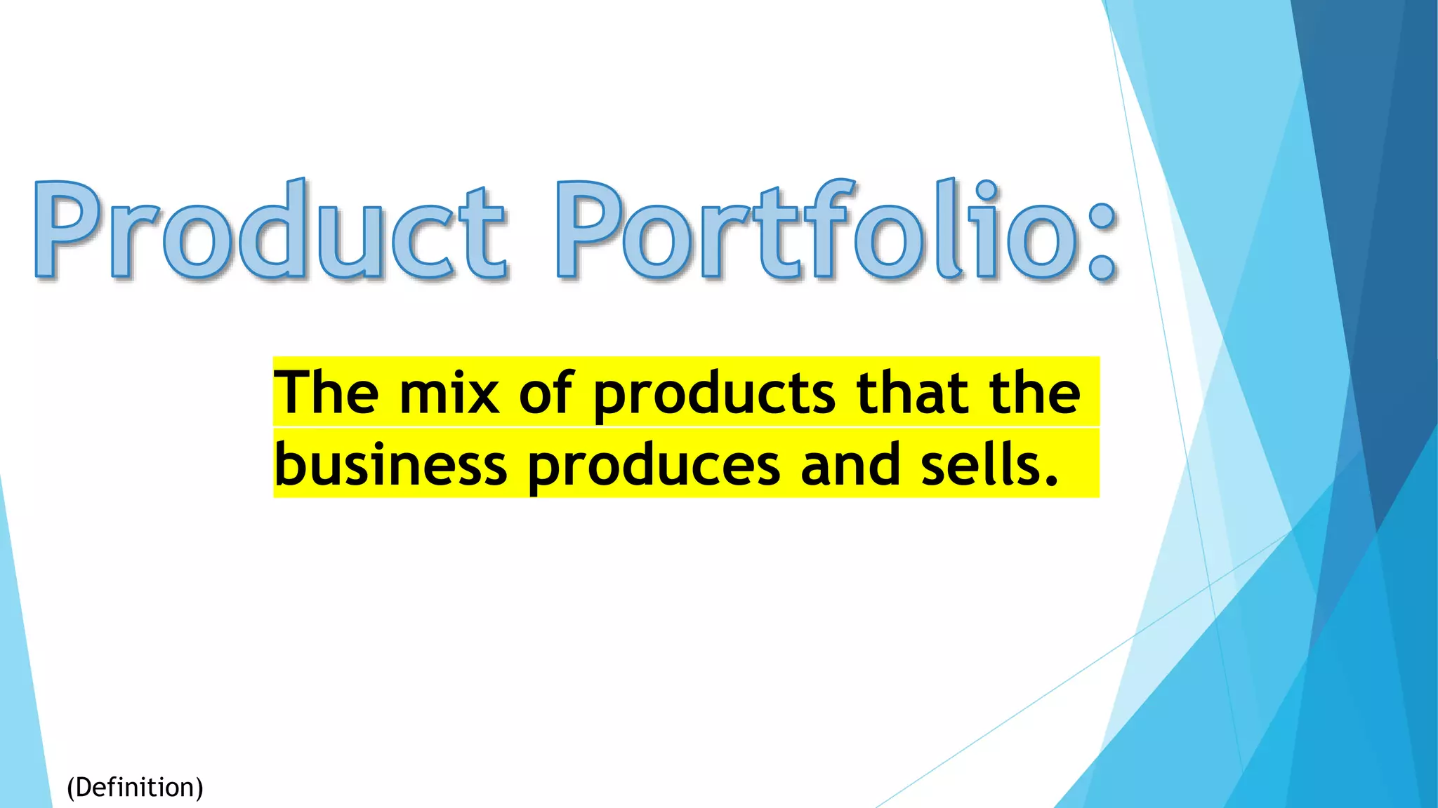 Product (Product Portfolio, Branding, USP, Product Depth and Breadth ...
