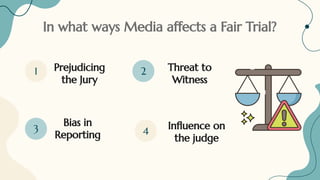 Effect Of Media on Fair Trial | PPT