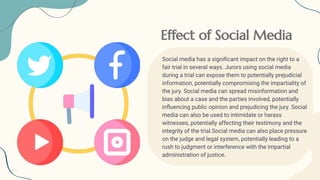 Effect Of Media on Fair Trial | PPT