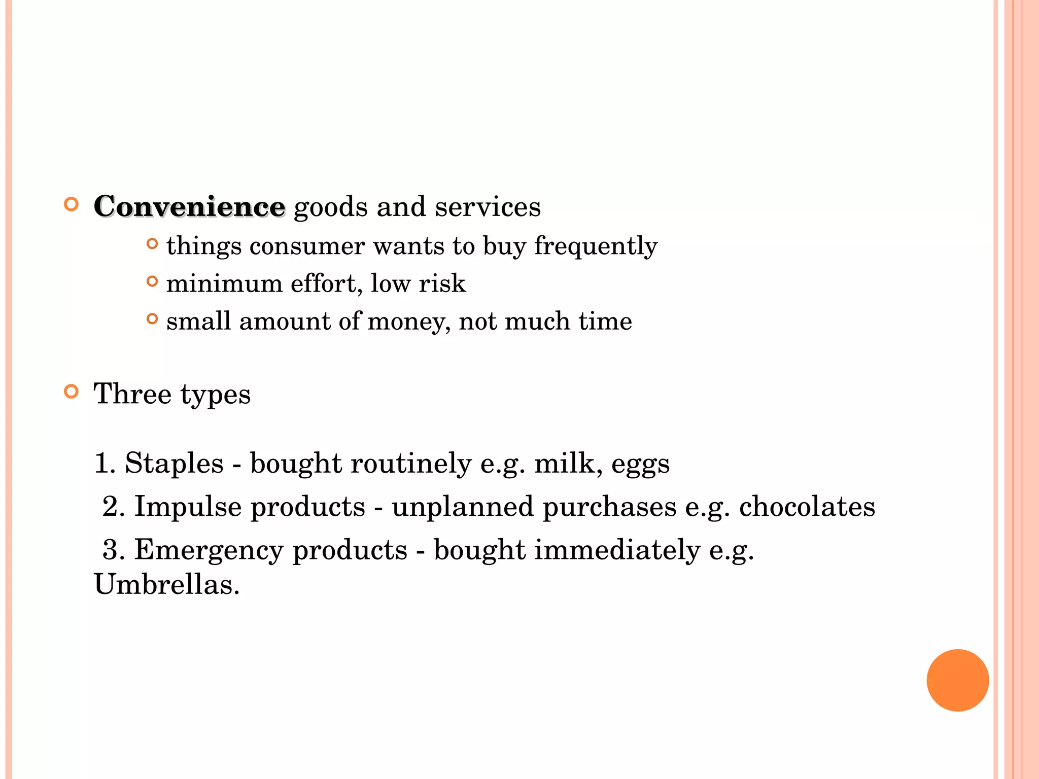 Product And Its Classifications | PPT