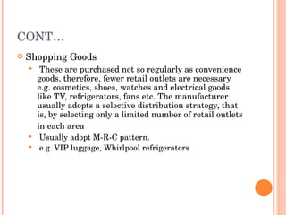 Product And Its Classifications | PPT