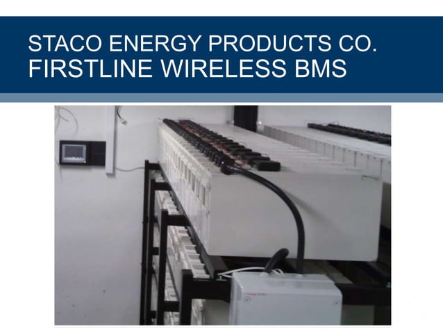 Product: Battery Monitoring: FirstLine BMS | PPTX | Consumer ...