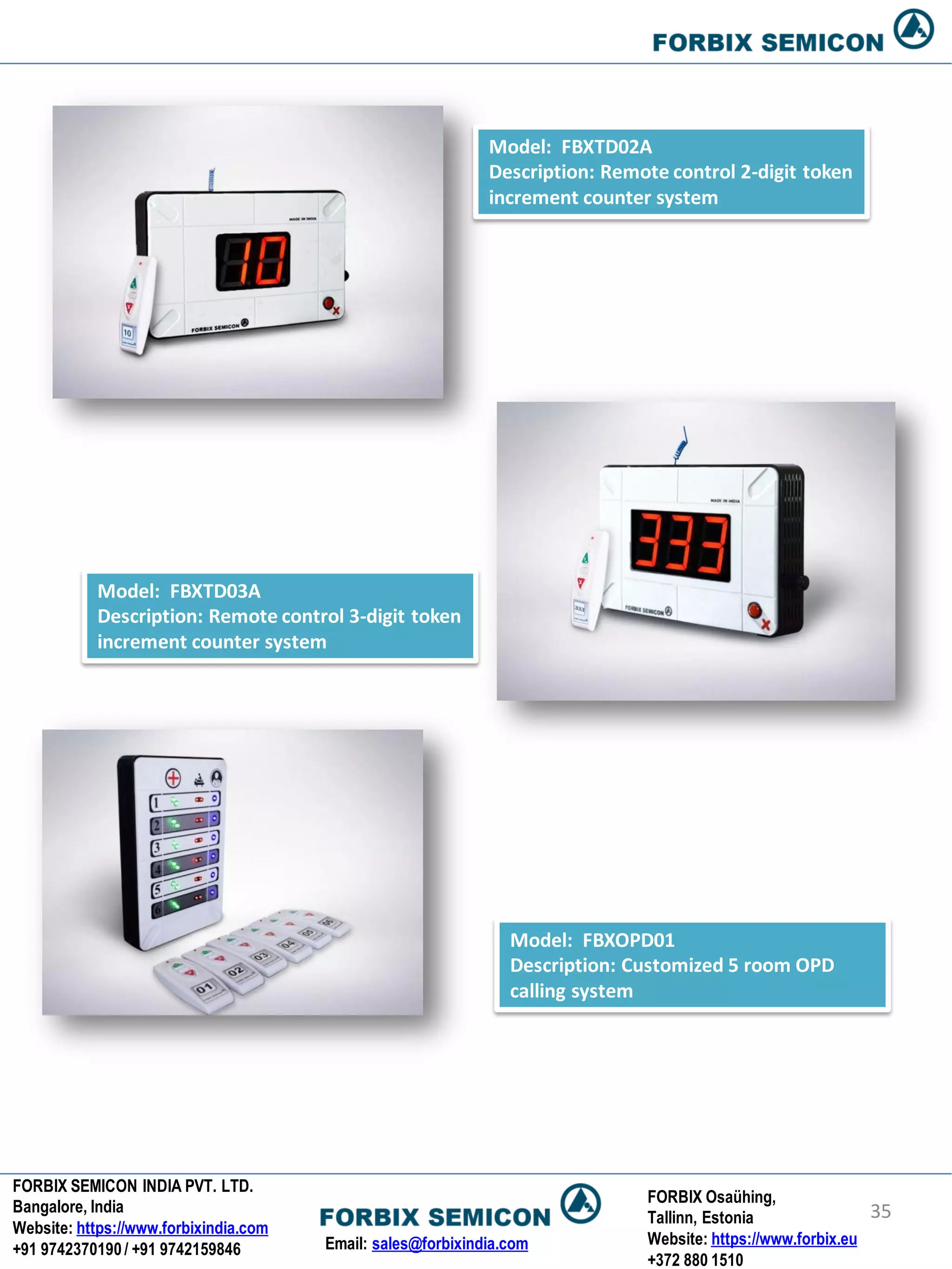 FORBIX SEMICON Product brochure | PDF
