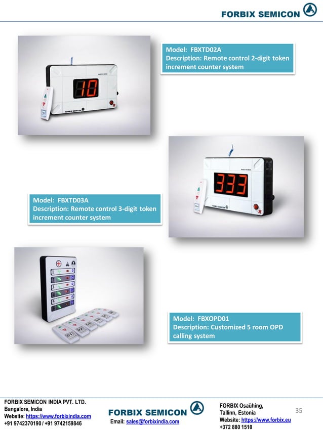 FORBIX SEMICON Product brochure | PDF