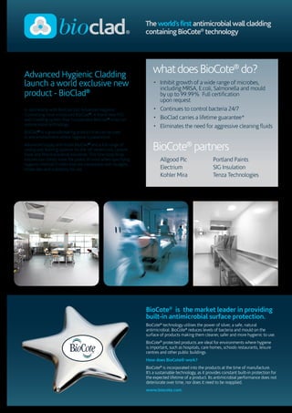 Product brochure-bio clad | PDF | Healthcare Industry | Industries