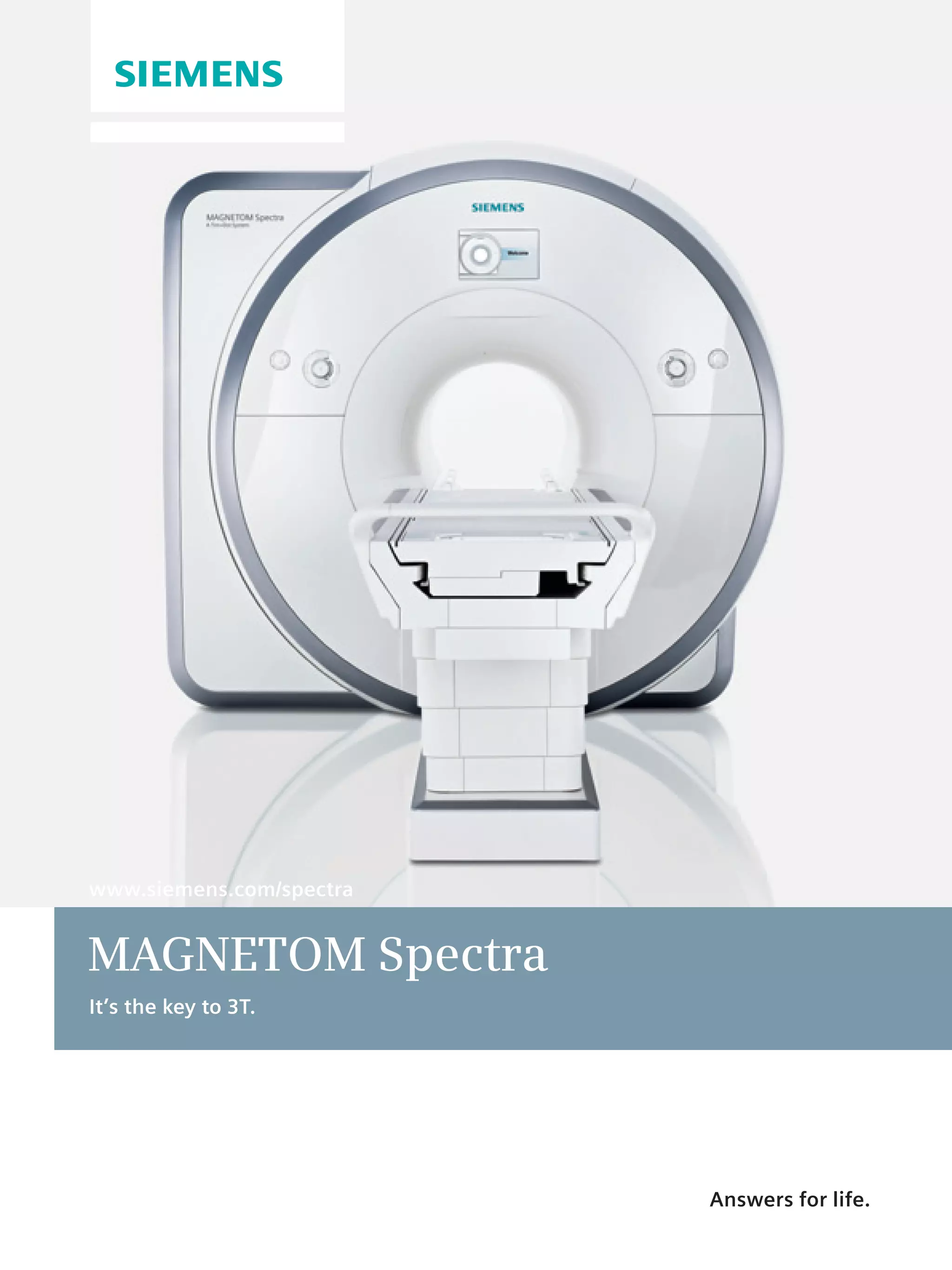 Magnetom Spectra RM 3T -SIEMENS | PDF