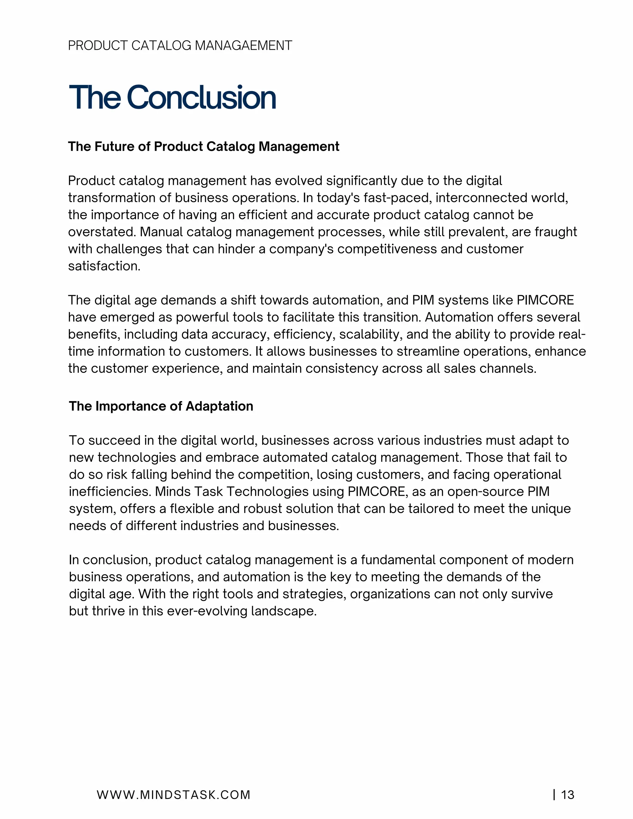 Product Catalog Management- Challenges and Importance | PDF