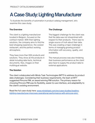 Product Catalog Management- Challenges and Importance | PDF