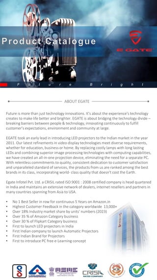 Projectors By Egate Infotel Private Limited | PDF