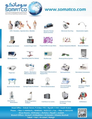 Somatco Product Catalogue | Medical | Laboratory | PDF