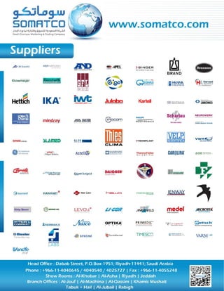 Somatco Product Catalogue | Medical | Laboratory | PDF