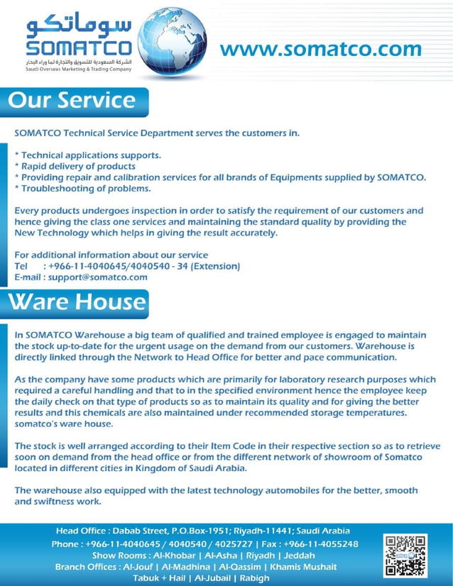 Somatco Product Catalogue | Medical | Laboratory | PDF