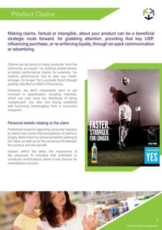 Product claims | PDF