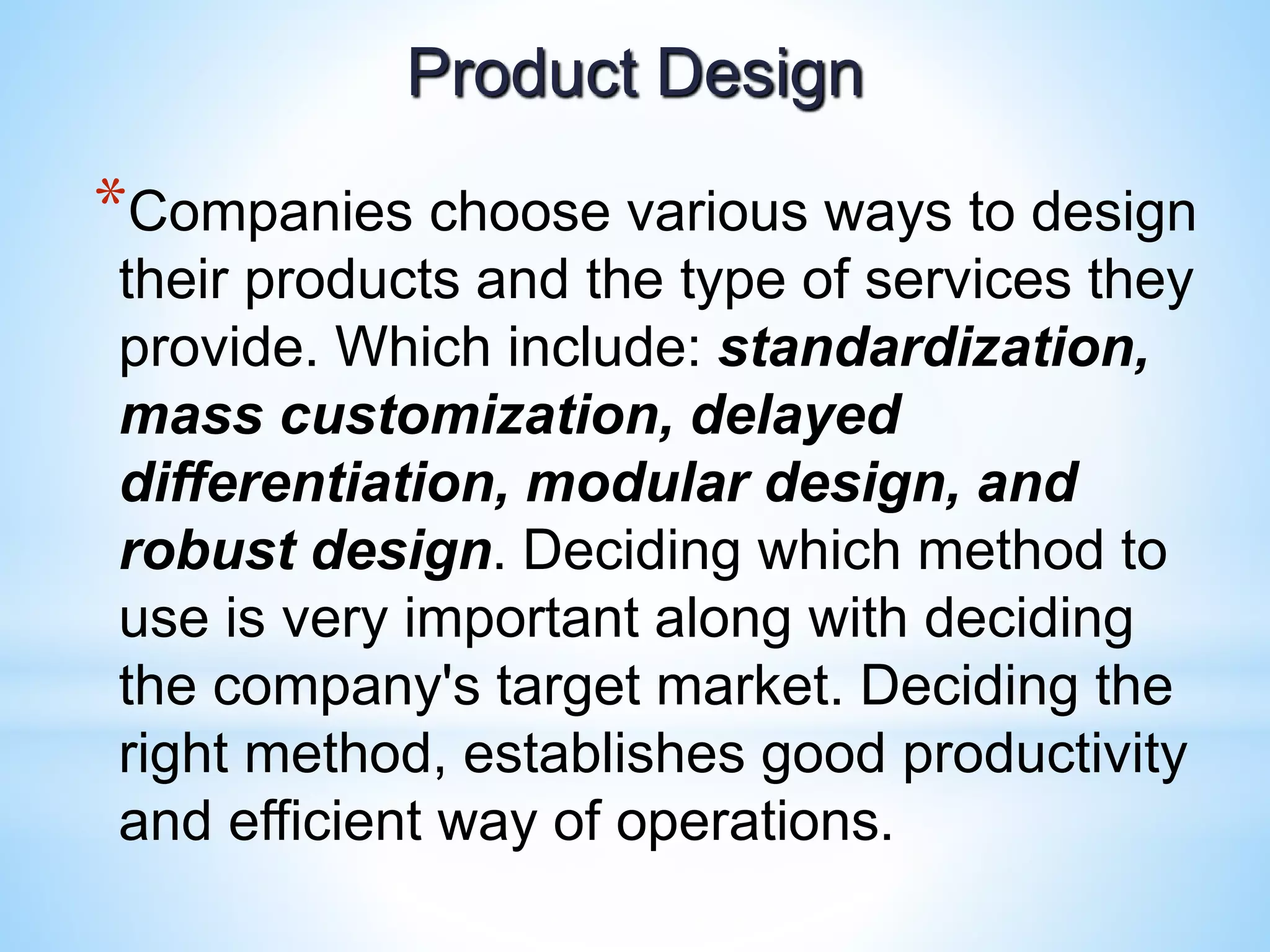 Product Design Report | PPTX