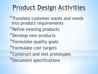 Product Design Report | PPTX