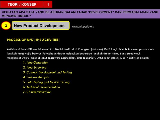 Product Development (Indonesian Version) | PPT