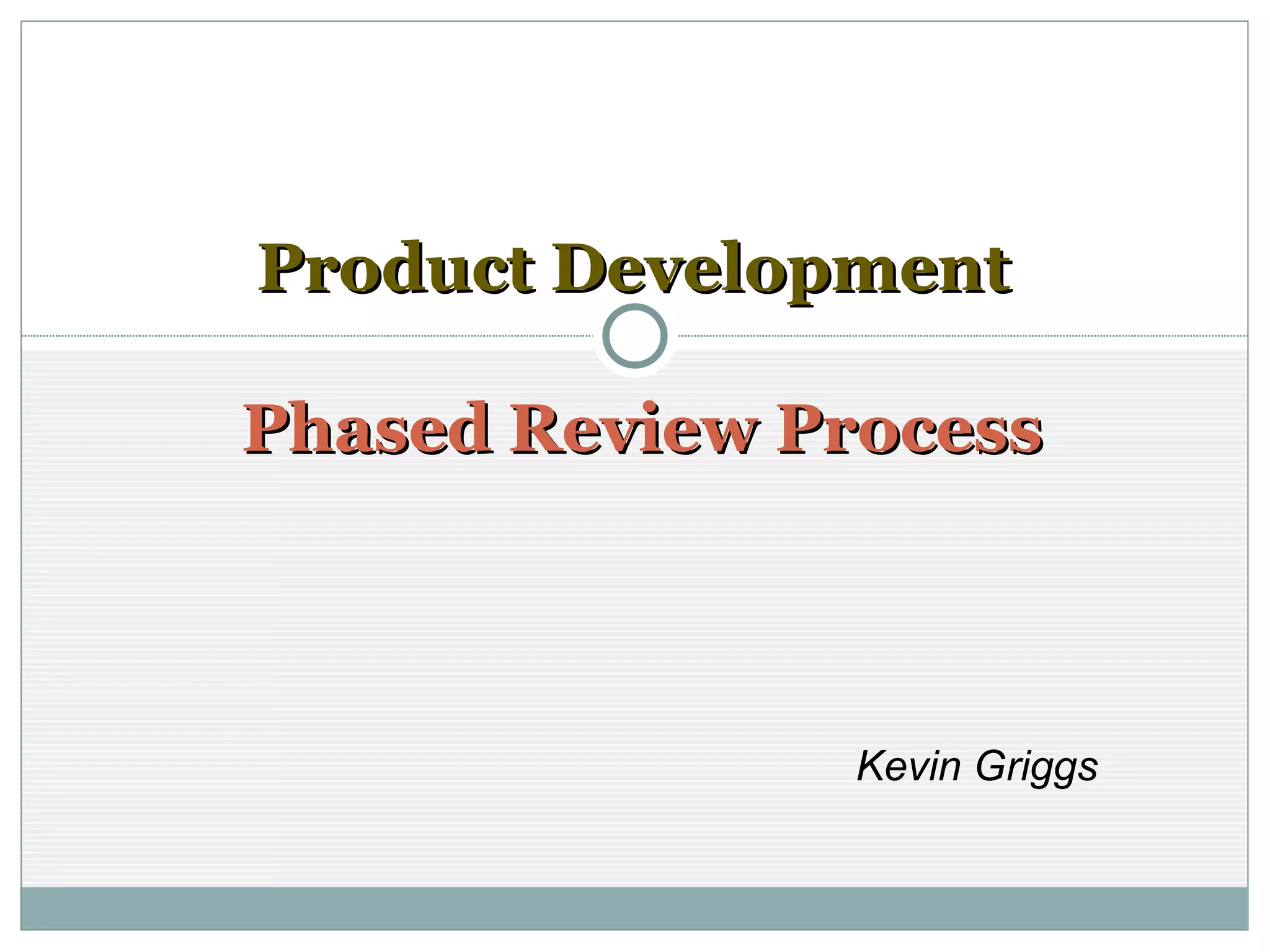 Product Development Phases | PPT