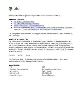PTC Releases FlexPLM Design Module for Adobe Illustrator to Improve ...