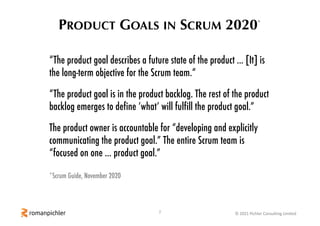 Product Goals in Scrum | PDF
