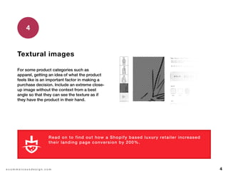 eCommerce: Produc Page Design - Product images | PDF