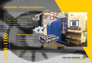 Automatic Casting Inspection | Info sheet XC01-1100 | PPT