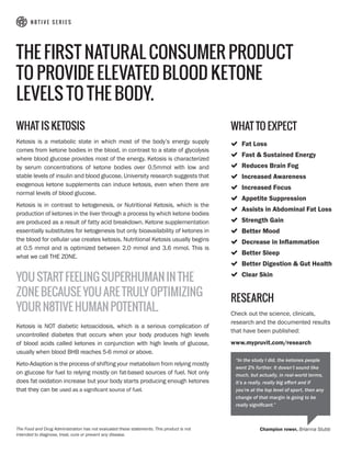 Keto//OS Product Information Flyer | PDF