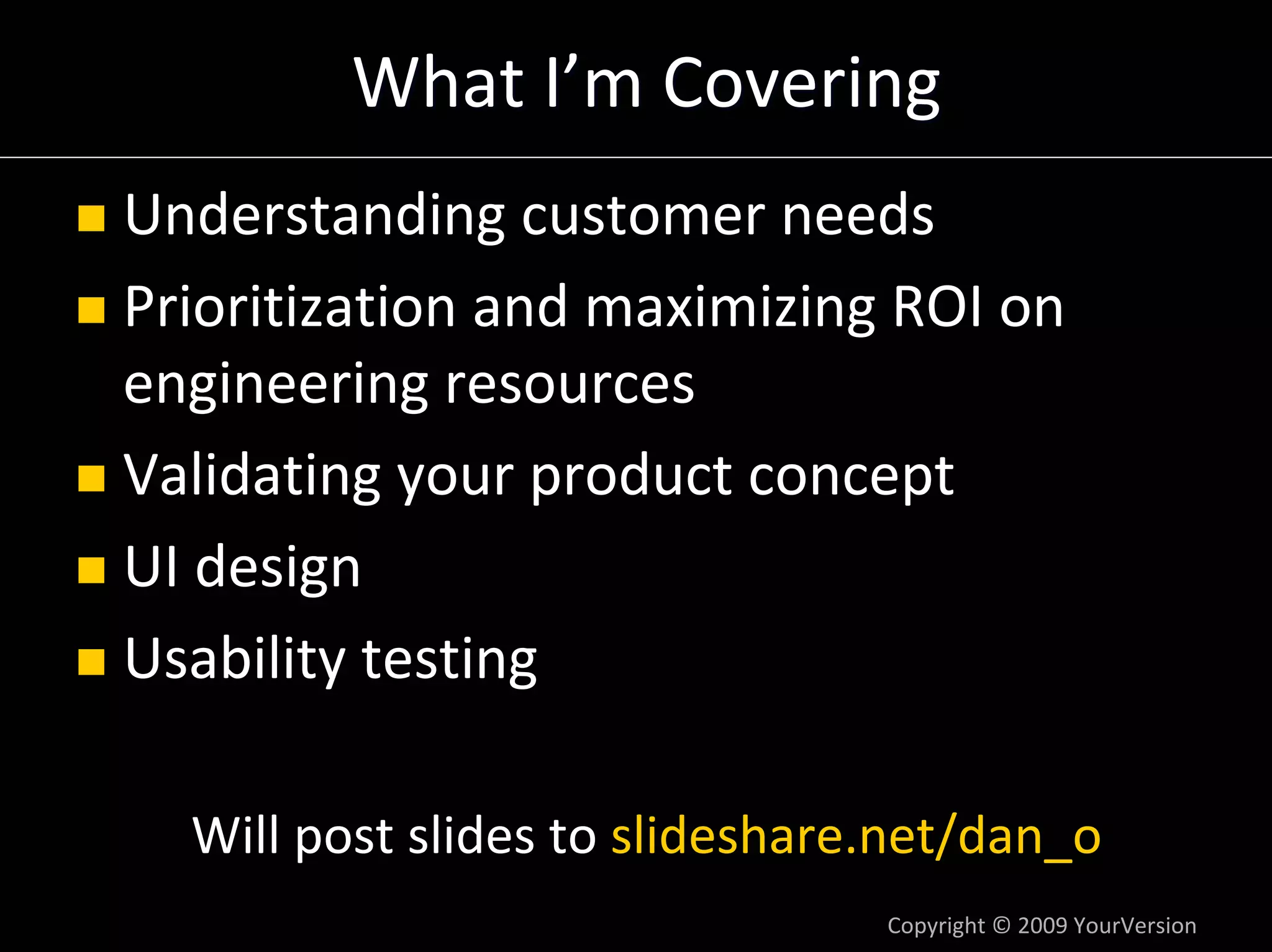 Product Management For Version 1 Products: Creating Something from Nothing | PDF