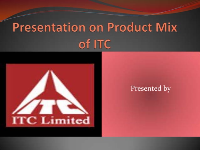 Product mix | PPT