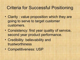 Product Positioning | PPT
