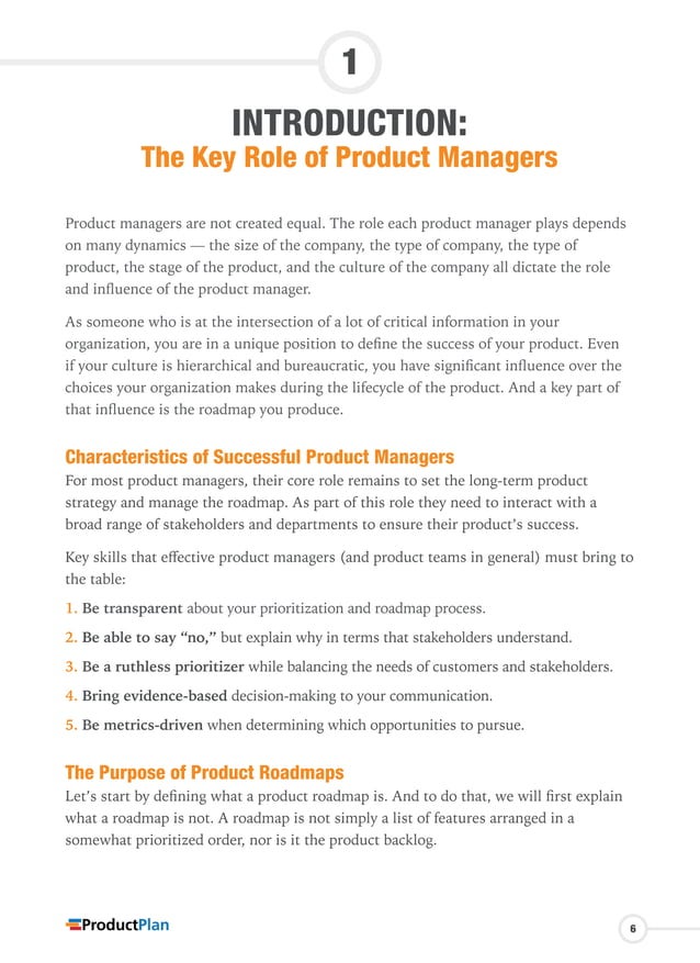 Product roadmap-guide-by-product plan | PDF