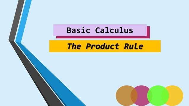 Product rule | PPTX | Physics | Science