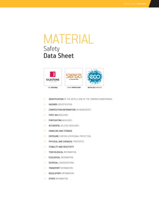 Material Data Safety Sheet | PDF
