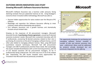 Product Service Value In Use (Jobs) Innovation Odi Case Studies | PPTX