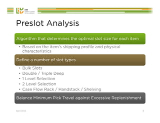 Product Slotting in the Distribution Center - A Guide to Warehouse ...
