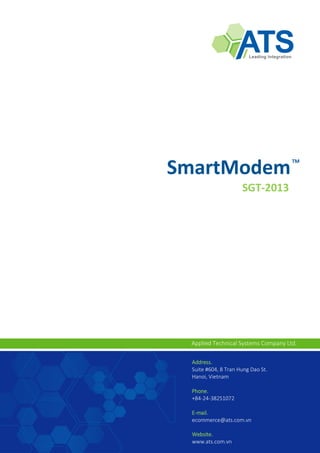 ATS SmartModem | PDF | Computer Networking | Computing