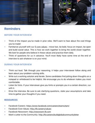 Facebook's Official Guide to Technical Program Management Candidates | PDF