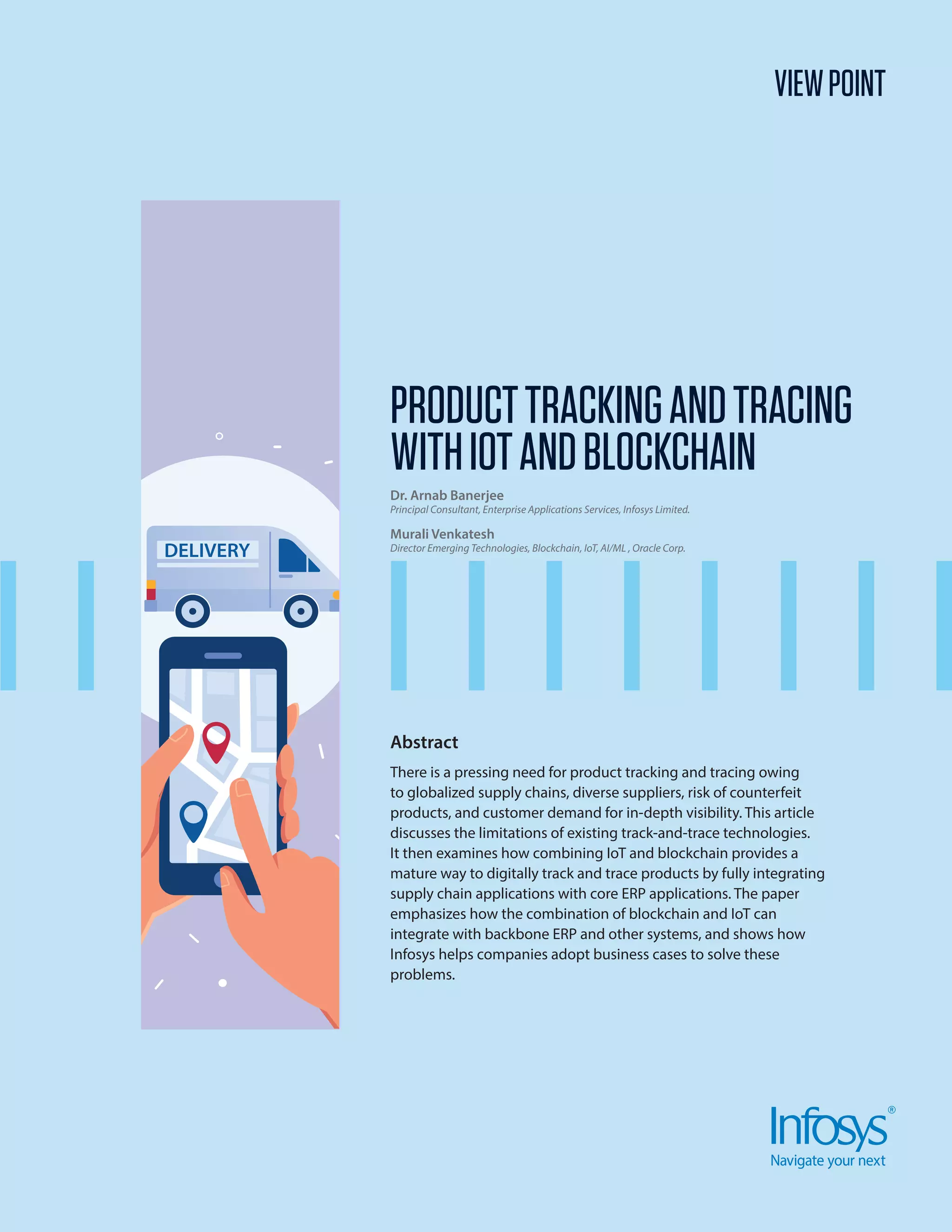 Product tracking and tracing with Blockchain and Internet of Things | PDF